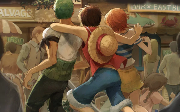 4K Ultra HD Nami Wallpaper – One Piece Anime Iconic Art