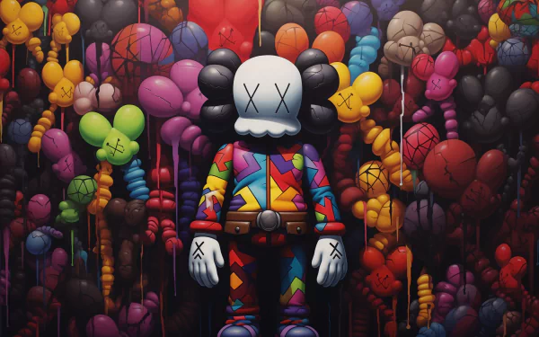 Blue Kaws Wallpaper by patrika
