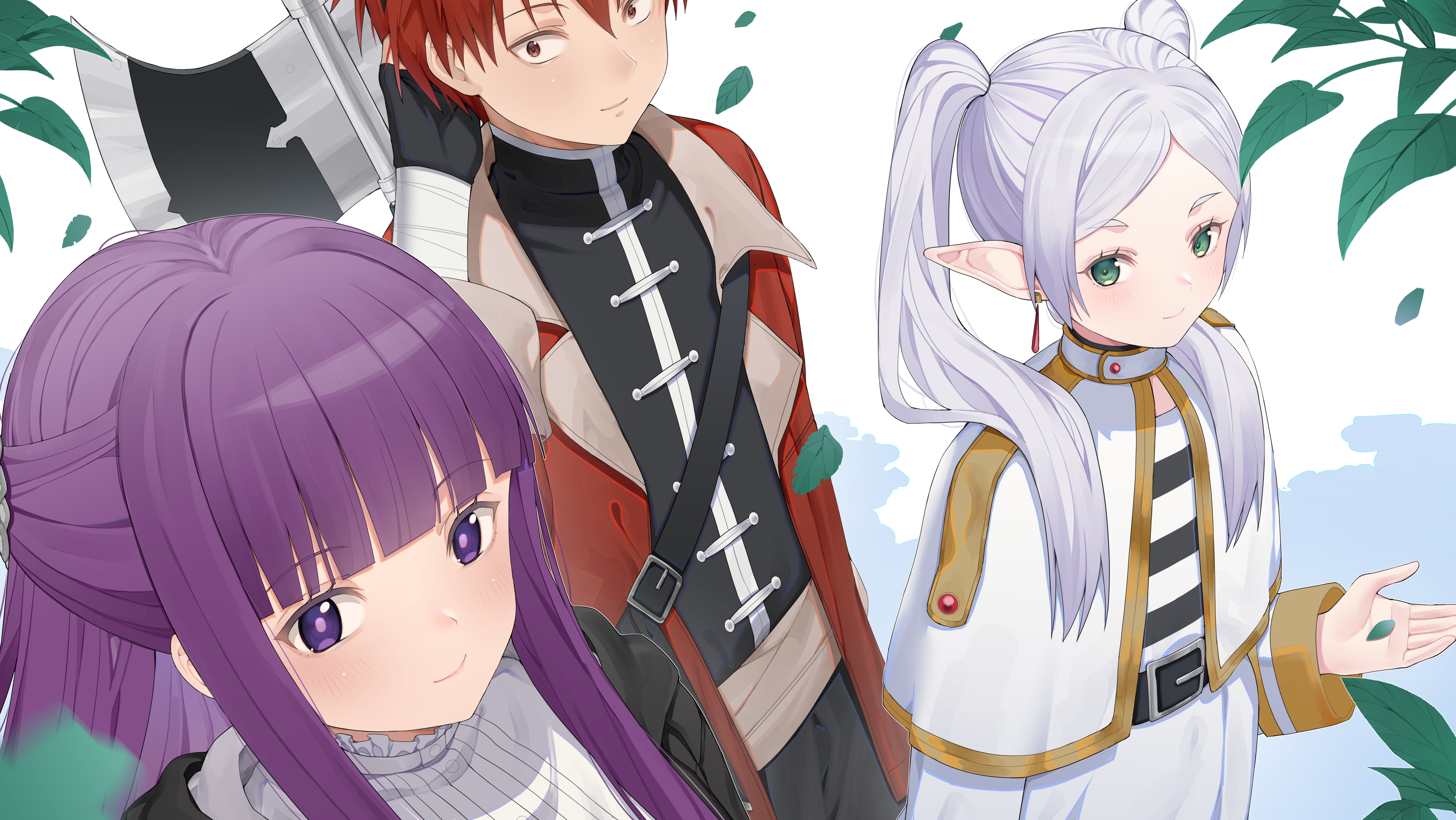 Frieren & Friends: Ultra HD Anime Wallpaper from Beyond Journey’s End ...