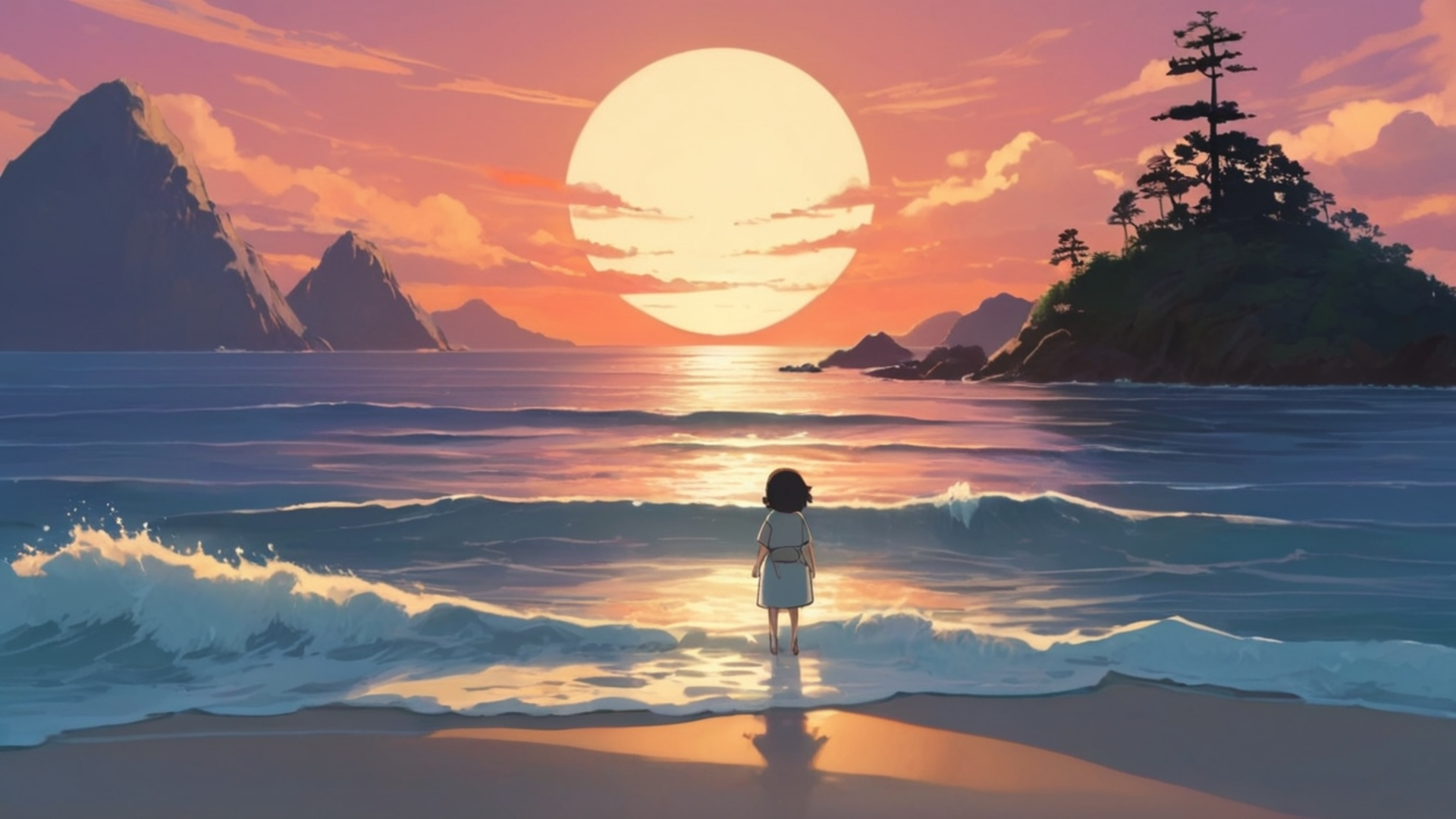 Sunset Drawing by AnimeHead