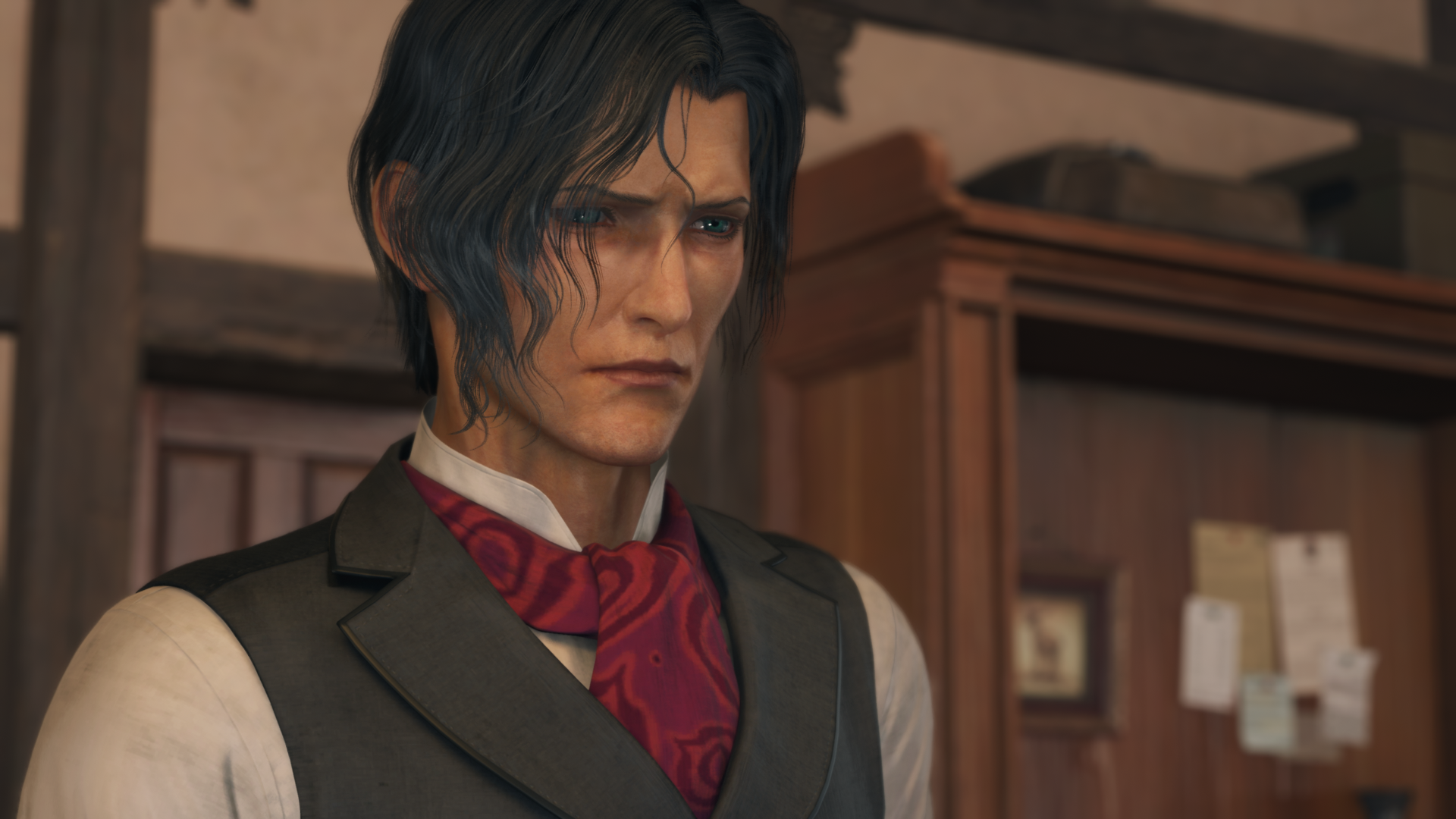 Final Fantasy VII Rebirth HD Wallpaper - Mysterious Character Close-Up