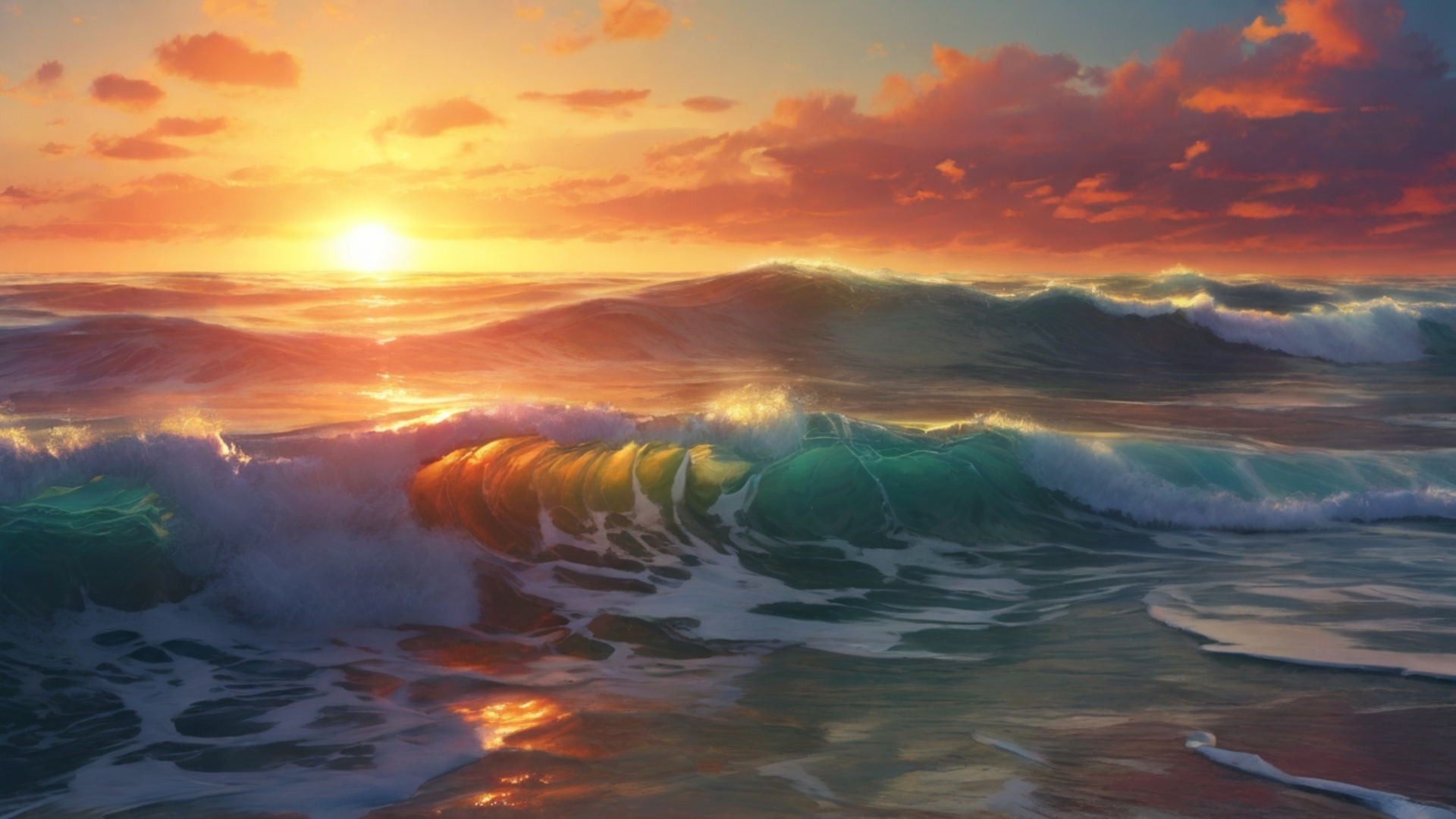 Ocean waves by AnimeHead