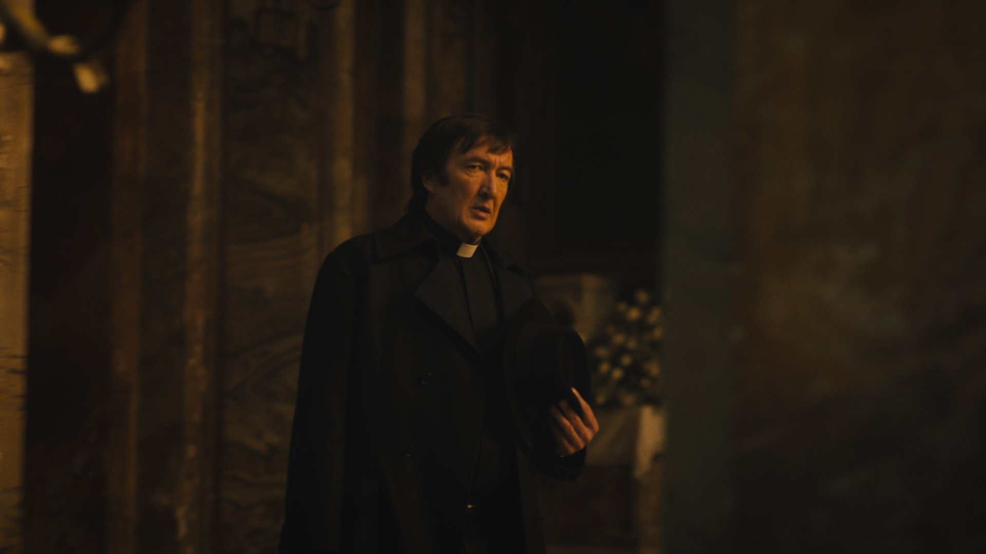 The First Omen Movie HD Wallpaper - Mysterious Clergy Scene