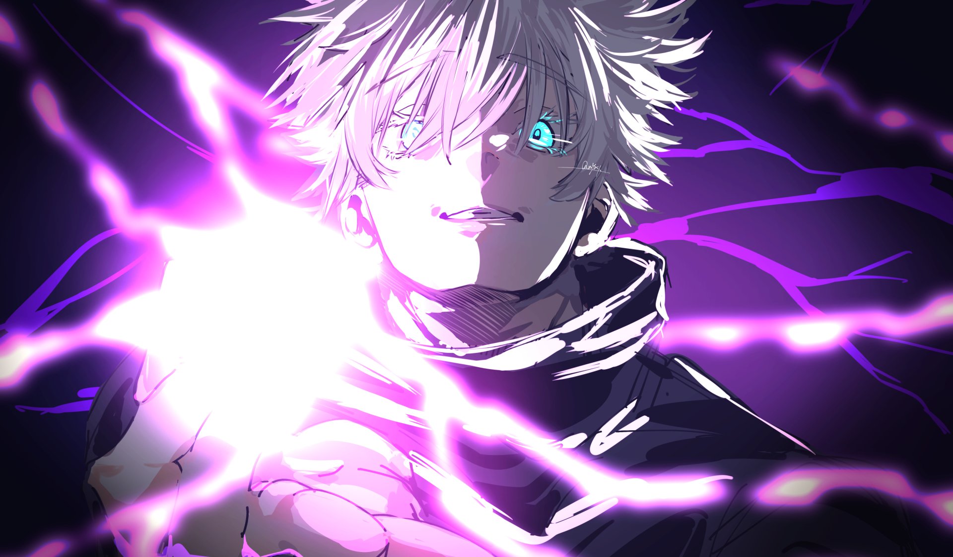 Satoru Gojo Phonk Vibes | HD Jujutsu Kaisen Anime Wallpaper by Onyx+.