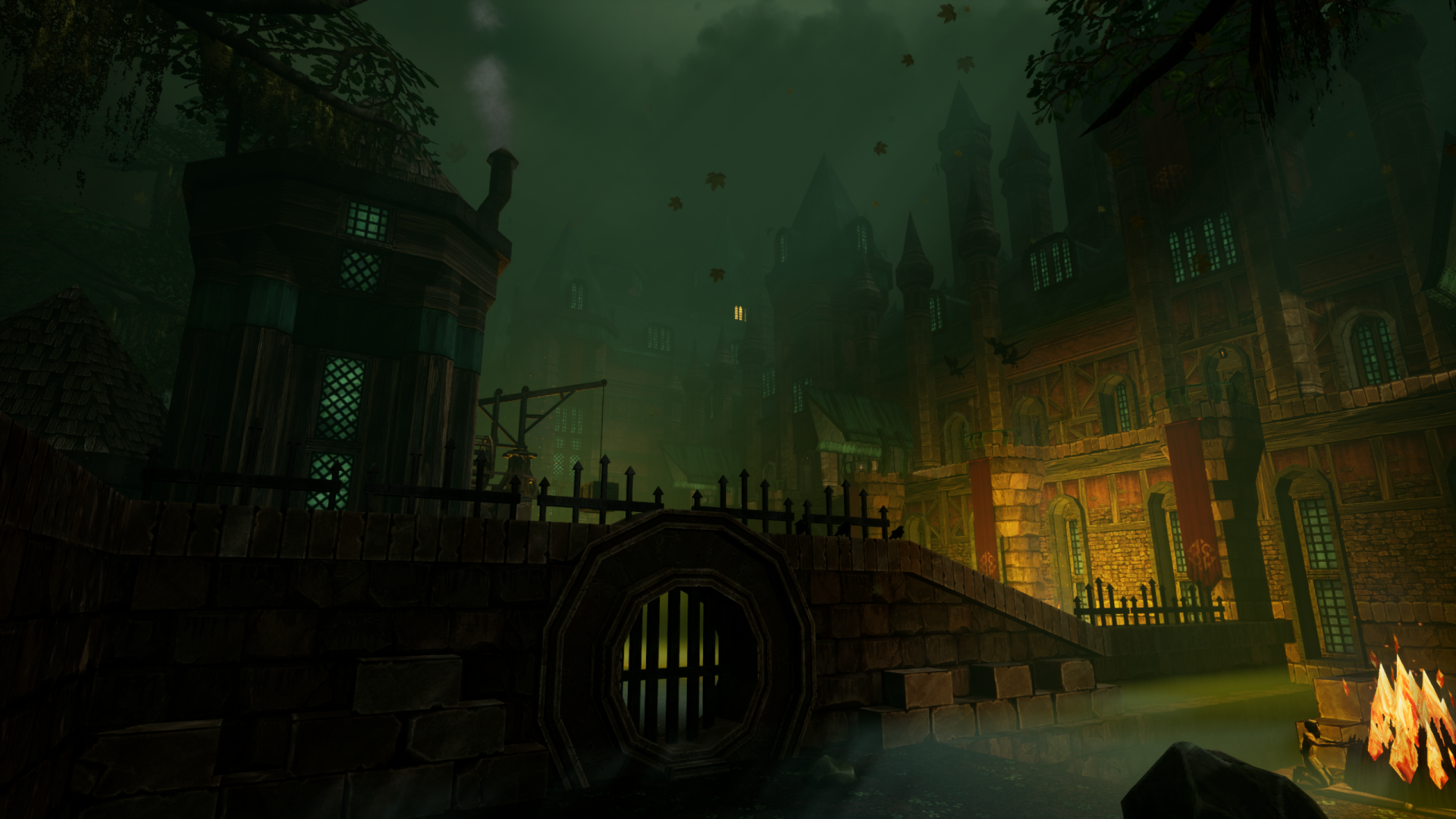 Graven Game HD Wallpaper - Mystical Gothic Ambiance