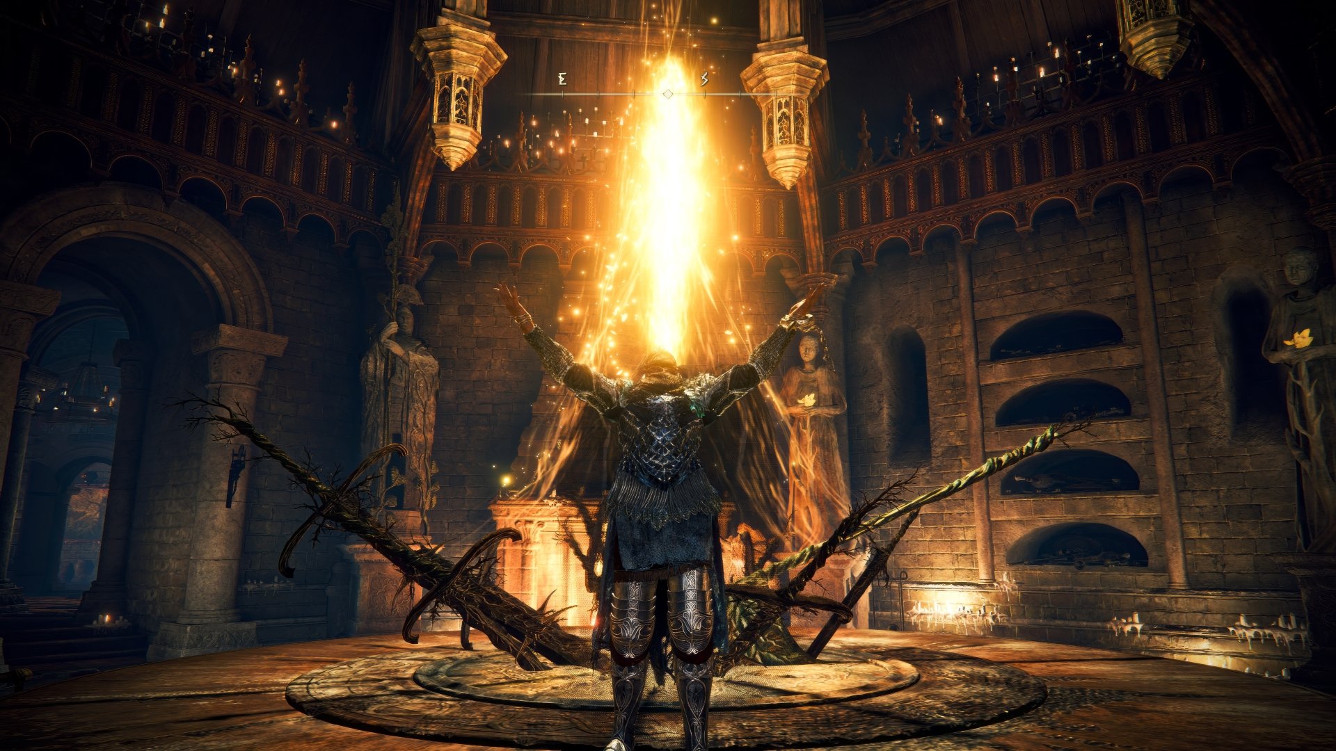 Elden Ring 4K Ultra HD: Epic Fantasy Battle Wallpaper