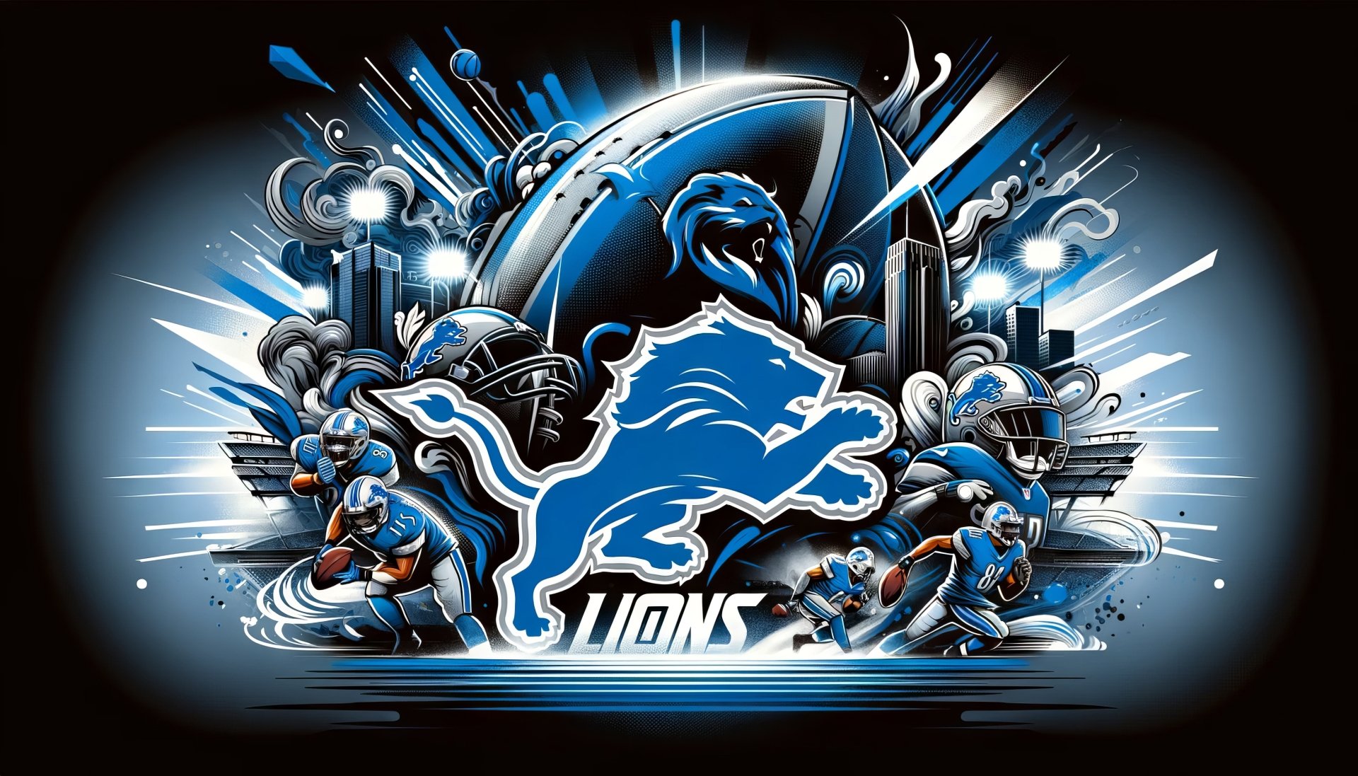 Detroit Lions NFL Football Team Wallpaper by patrika
