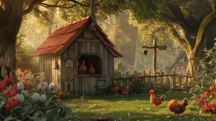 Chicken Coop - Desktop Wallpapers, Phone Wallpaper, PFP, Gifs, and More!