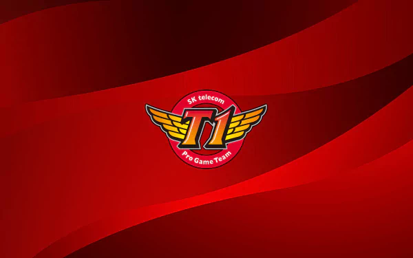 T1 Esports Team Logo HD Wallpaper