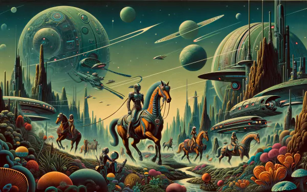 Majestic Horseback Riding - 4K Ultra HD Wallpaper by QuantumCurator