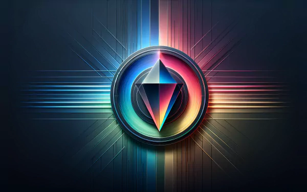 Colorful Prism: A Stunning 4K Ultra HD Wallpaper by QuantumCurator