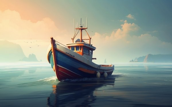 Fishing Boat - Desktop Wallpapers, Phone Wallpaper, PFP, Gifs, and More!