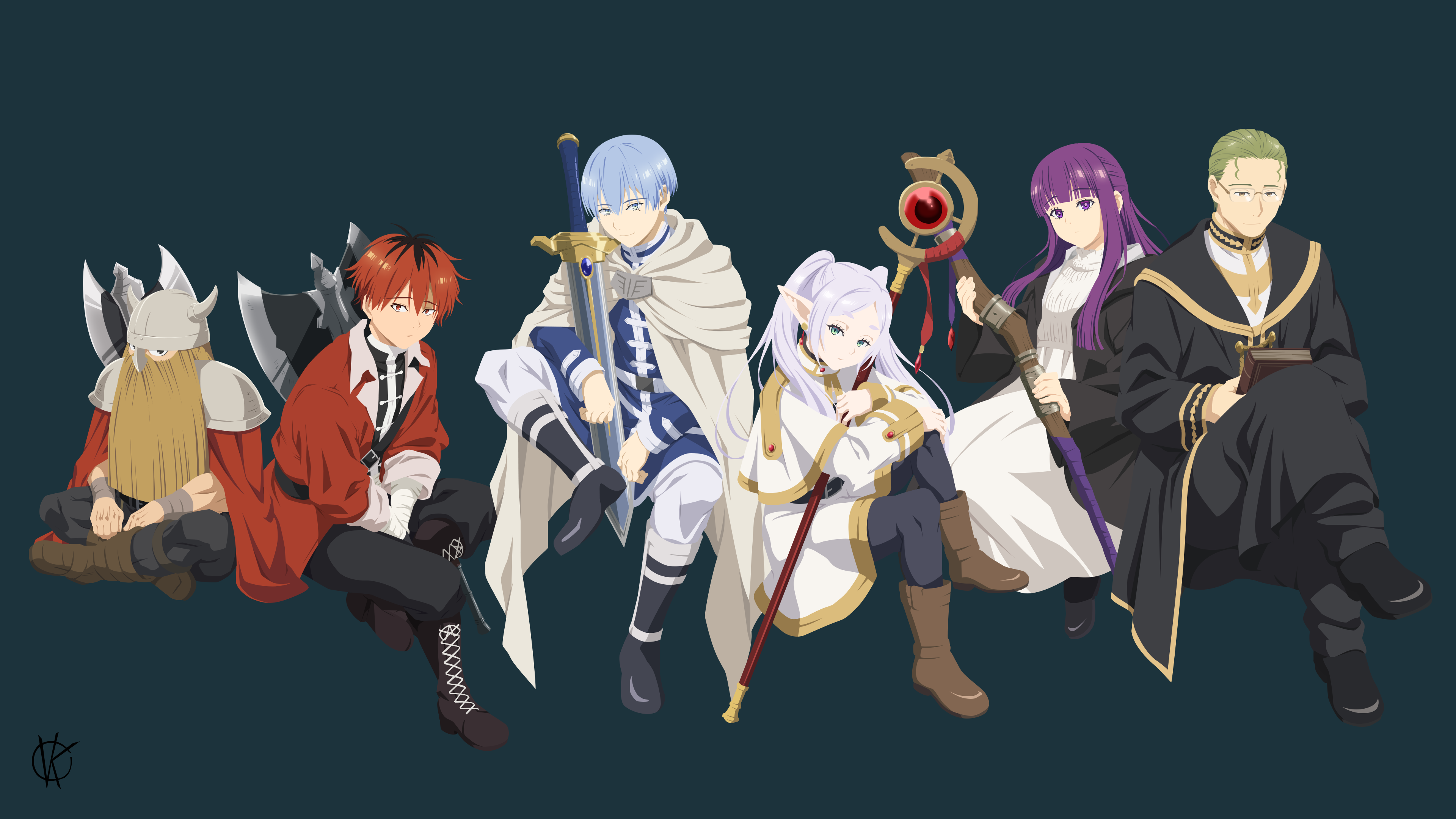Download Anime Frieren: Beyond Journey's End 4k Ultra HD Wallpaper by ...