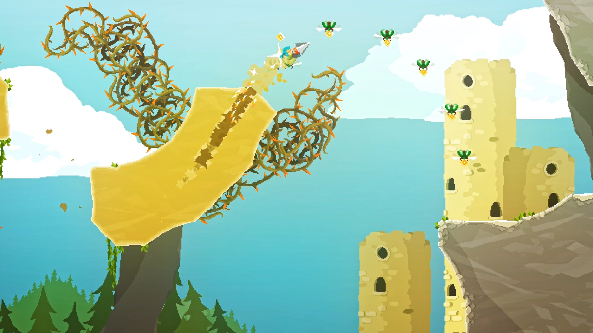 Pepper Grinder Action Game HD Wallpaper