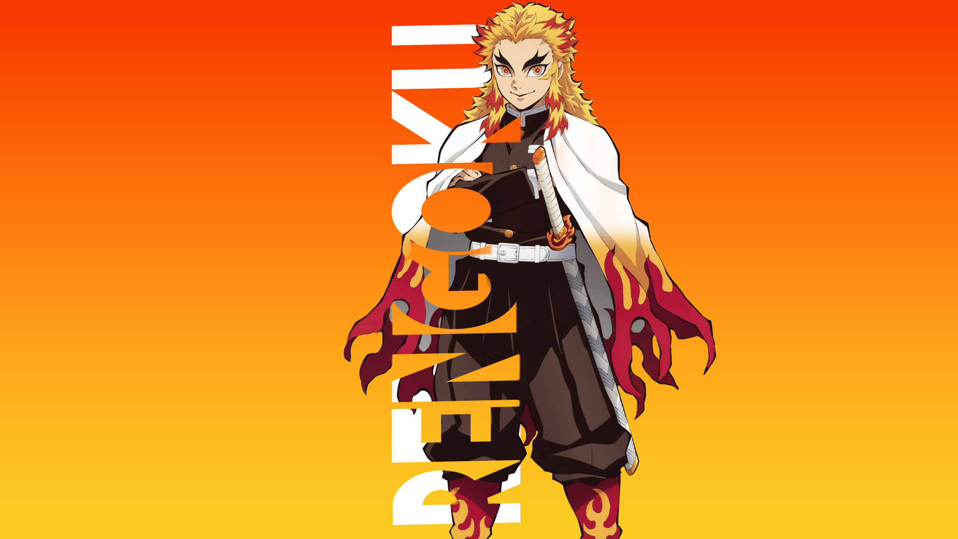 Kyojuro Rengoku HD Wallpaper – Official Demon Slayer Anime by ufotable ...
