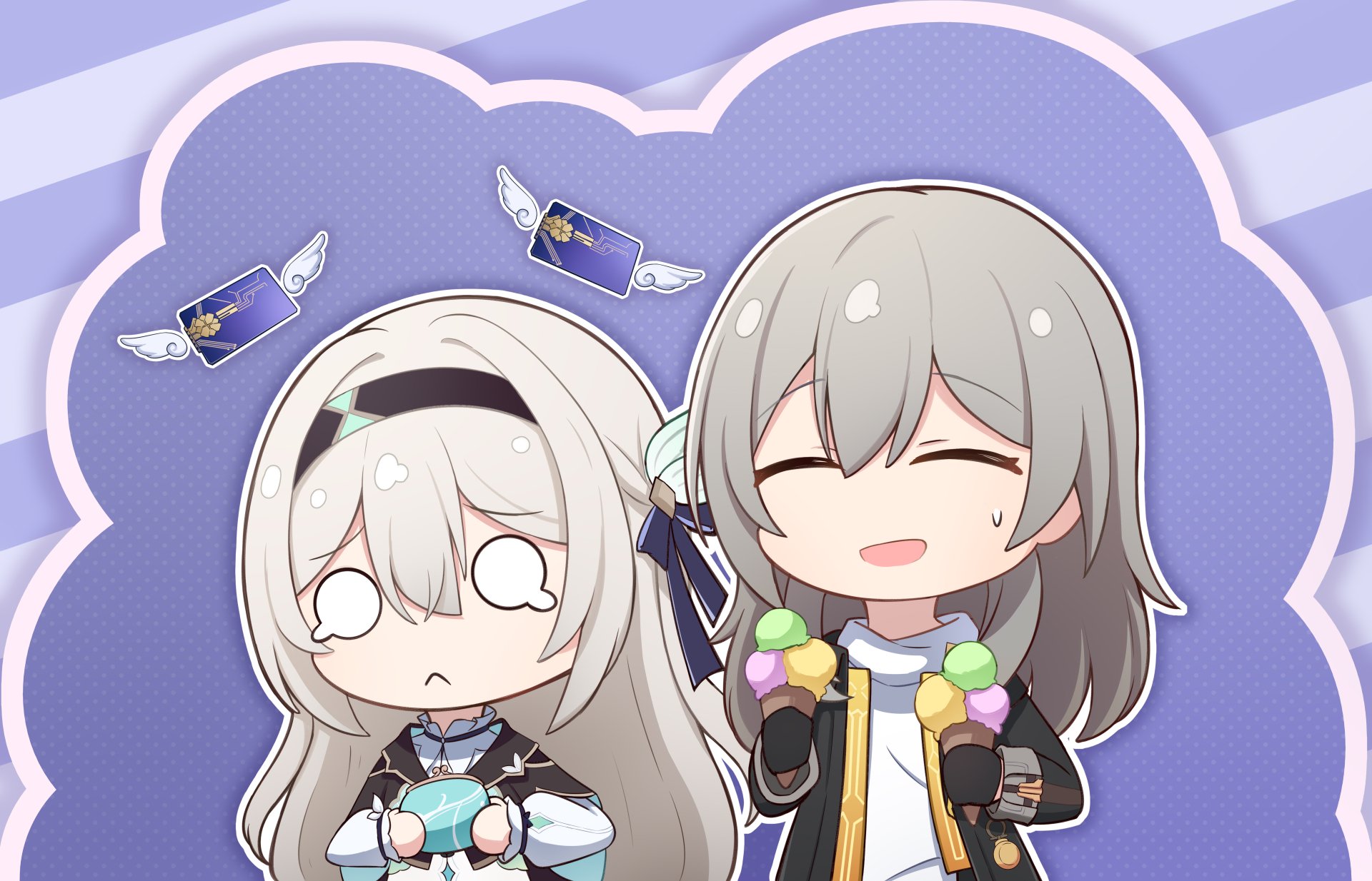 Stelle & Firefly Star Rail - 4K Ultra HD Honkai Wallpaper Delight by 初音家