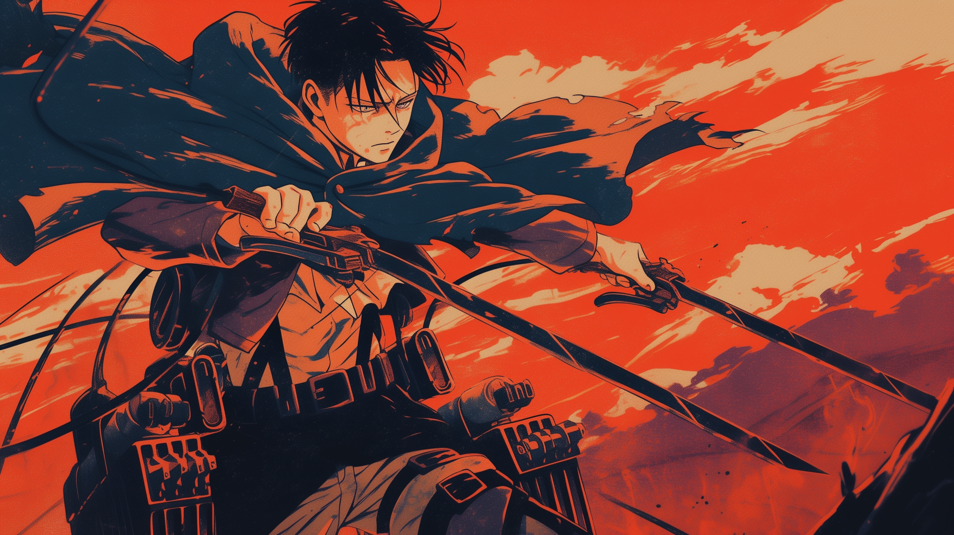Levi Ackerman Attack on Titan HD Anime Wallpaper by patrika