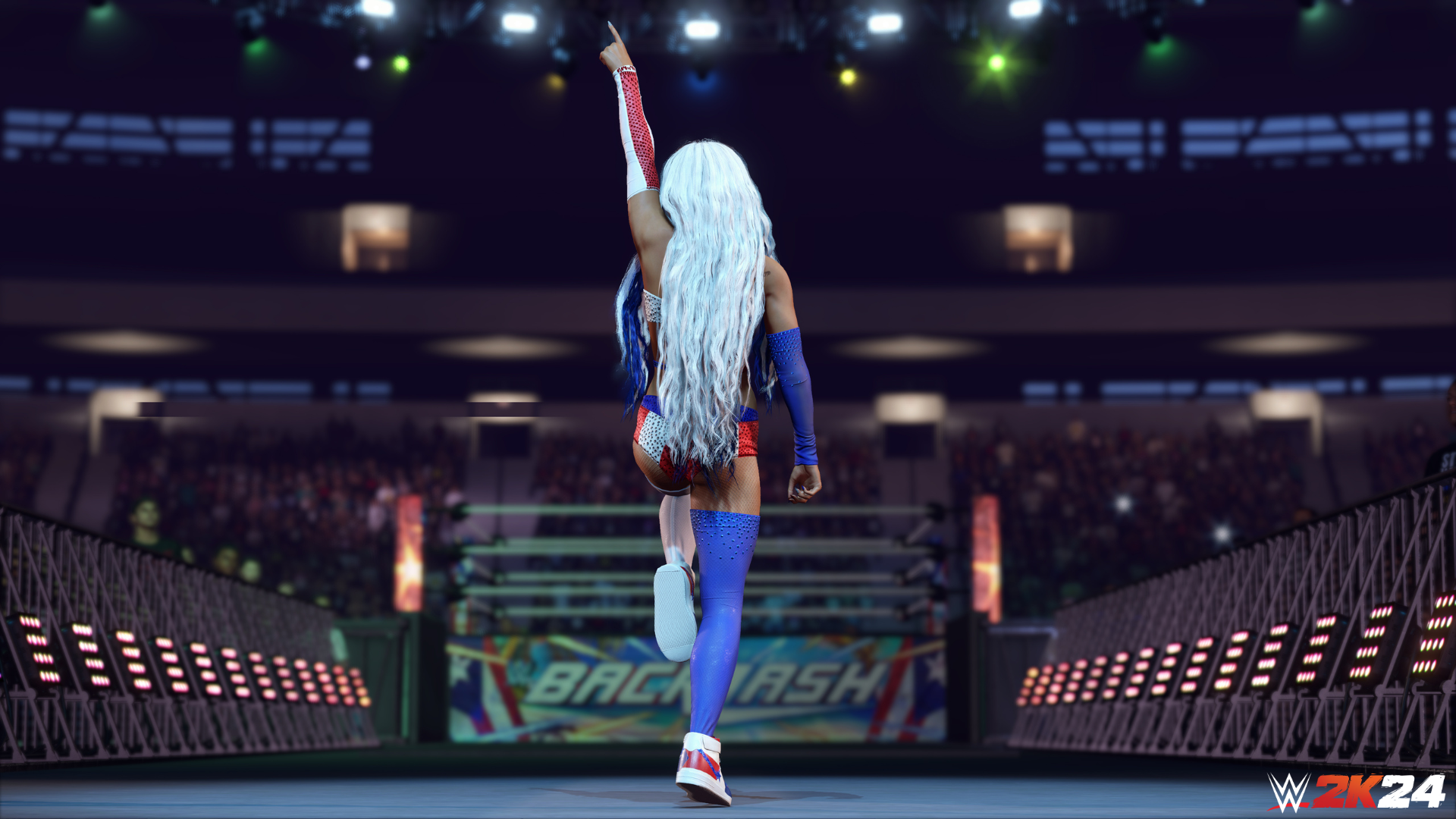 WWE 2K24 Game Entrance Scene HD Wallpaper