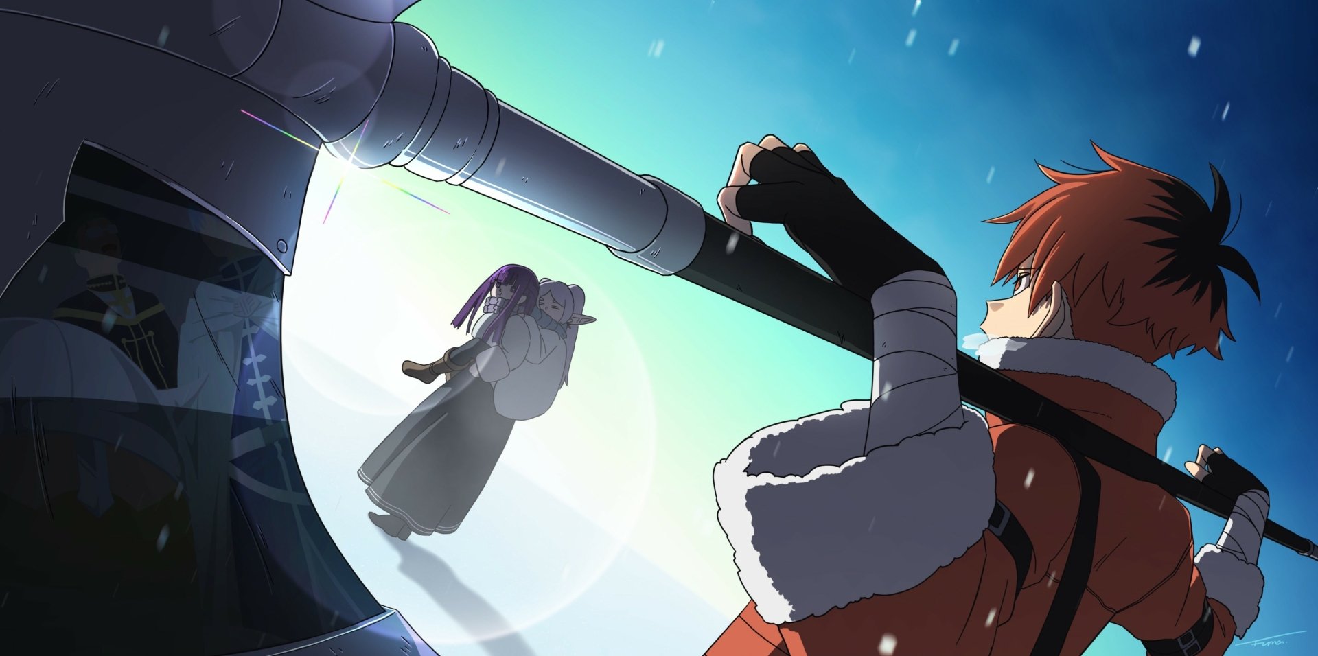 Frieren: Beyond Journey's End – Stark, Fern & Frieren HD Anime ...