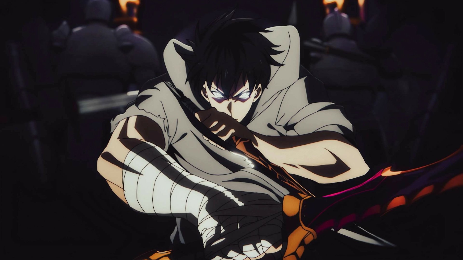 Shadow Monarch: Sung Jin-Woo — Solo Leveling 4K Ultra HD Wallpaper