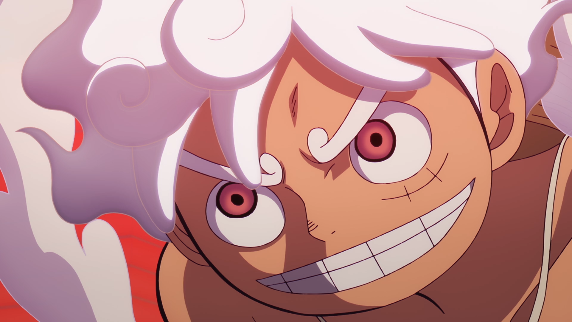 Download Anime One Piece Monkey D. Luffy Gear 5 (One Piece) HD Wallpaper