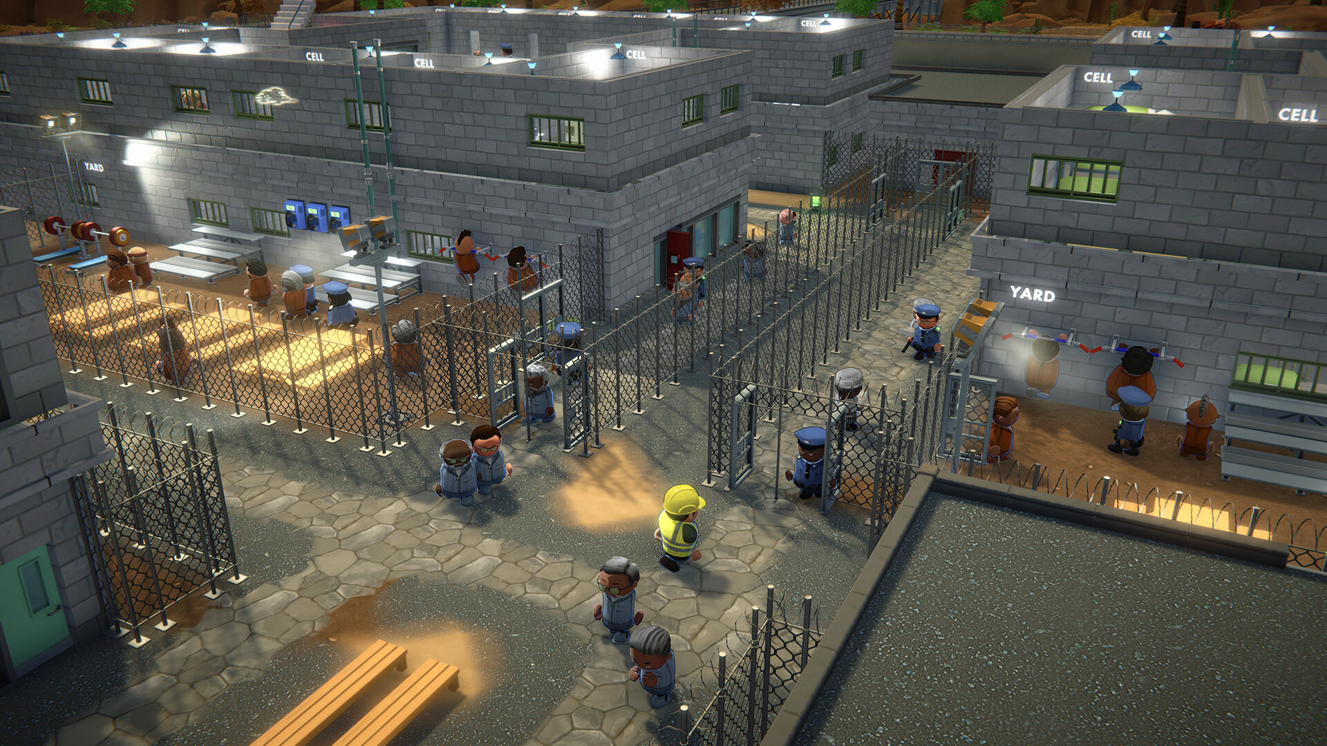 Prison Architect 2: High-Definition Gameplay Wallpaper