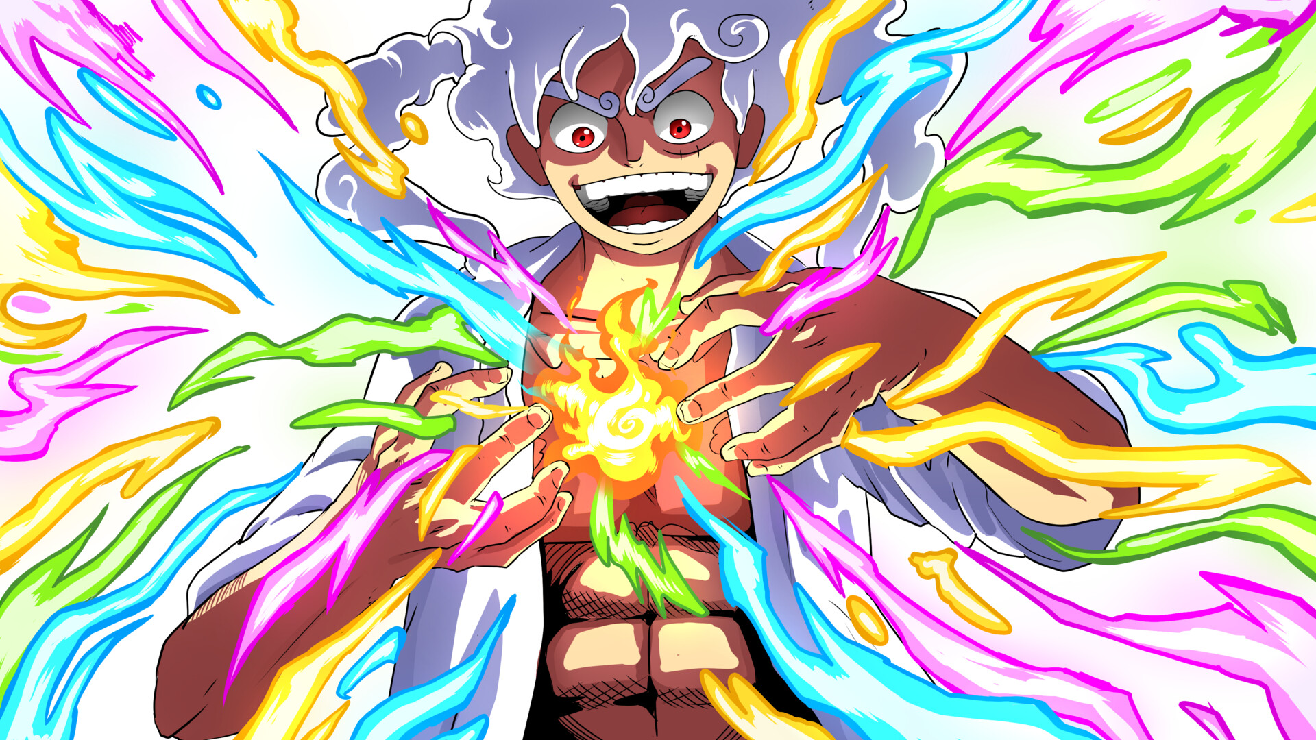 Download Anime One Piece Monkey D. Luffy Gear 5 (One Piece) HD ...