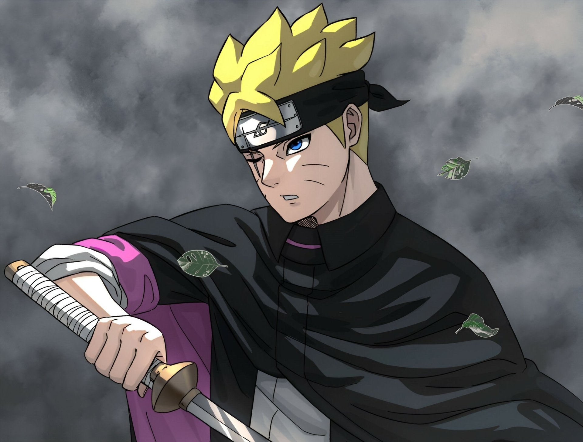 Boruto Uzumaki HD Anime Wallpaper – Dynamic Ninja in Action by しう