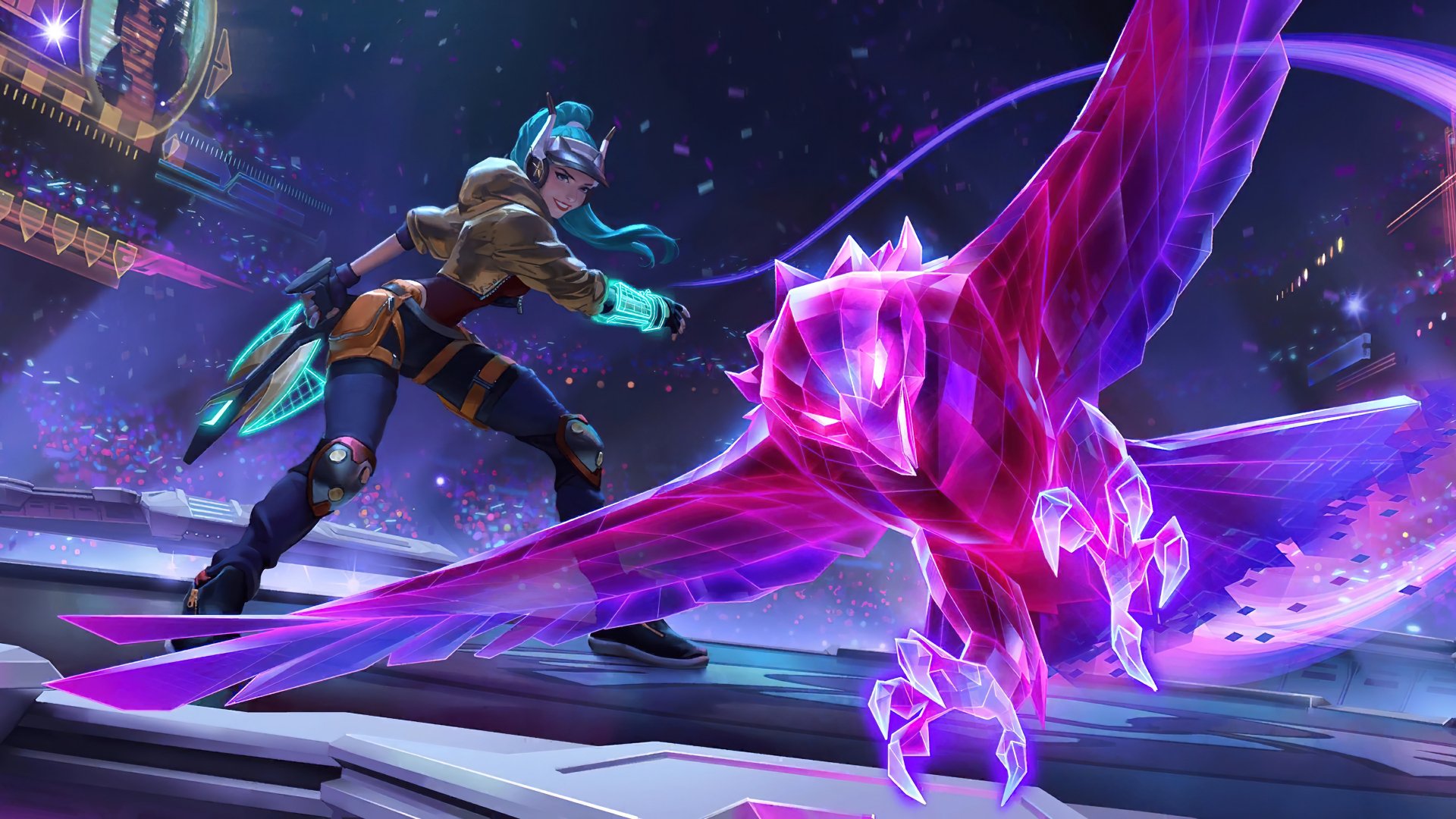 Quinn in Action: 4K Ultra HD League of Legends Wallpaper