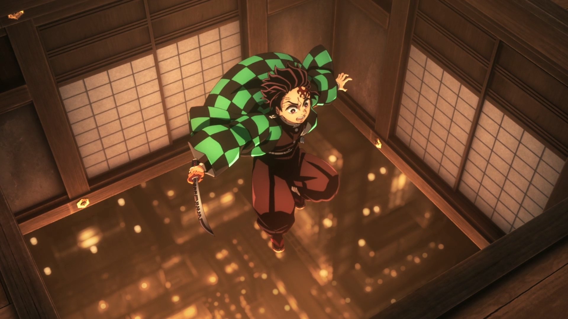 Tanjiro Kamado in Action | HD Demon Slayer Anime Wallpaper