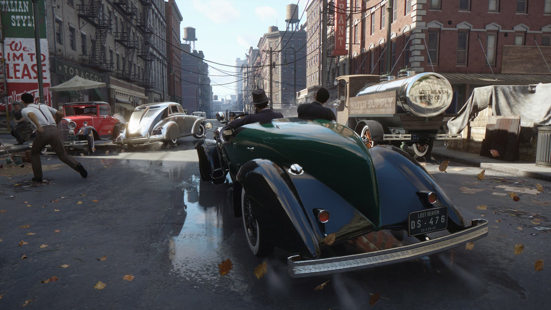 Mafia: Definitive Edition HD Wallpaper - City Streets Pursuit