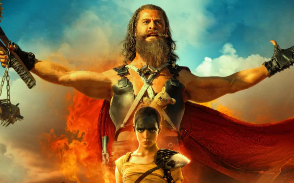 Furiosa Fury: Stunning 4K Ultra HD Mad Max Saga Wallpaper