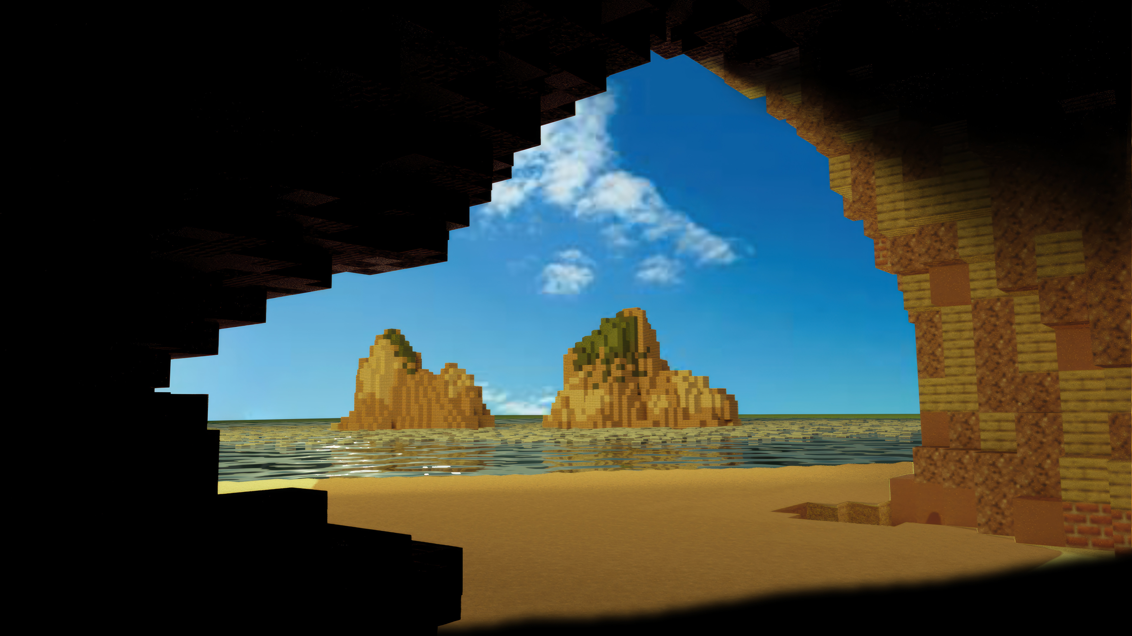 A Stunning 4K Ultra HD Wallpaper from the Minecraft Movie