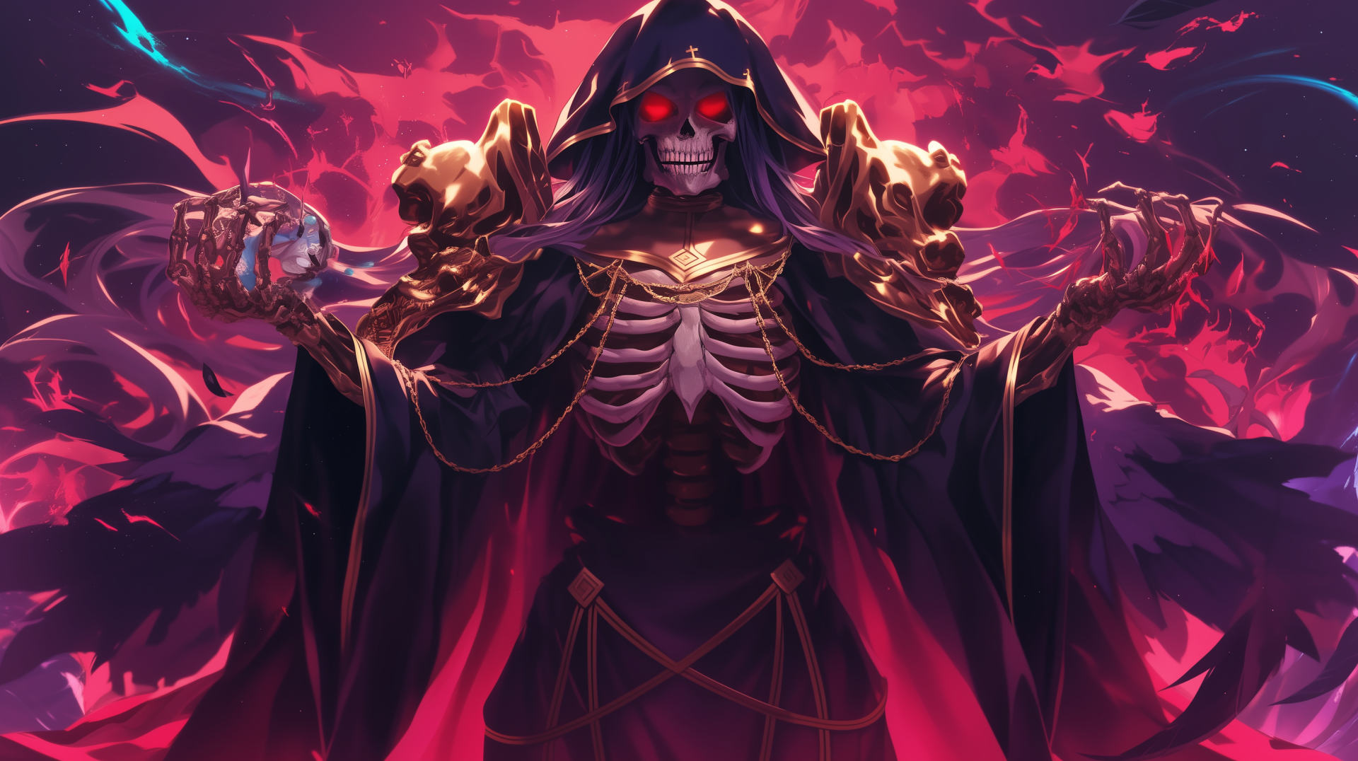 Overlord Dark King Ainz Ooal Gown, the undead wizard by patrika