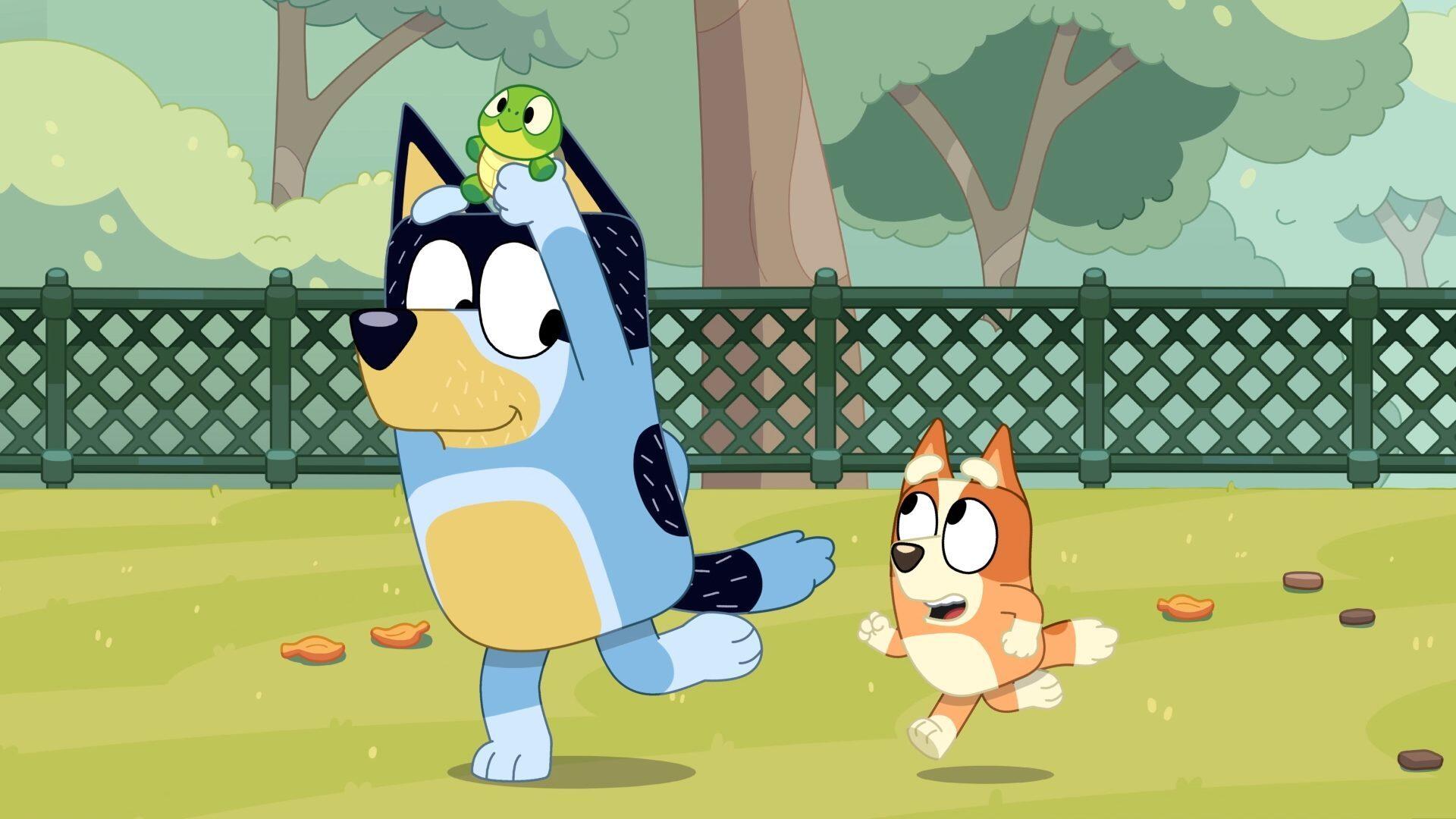 Bluey Adventure: HD Wallpaper of Fun and Play