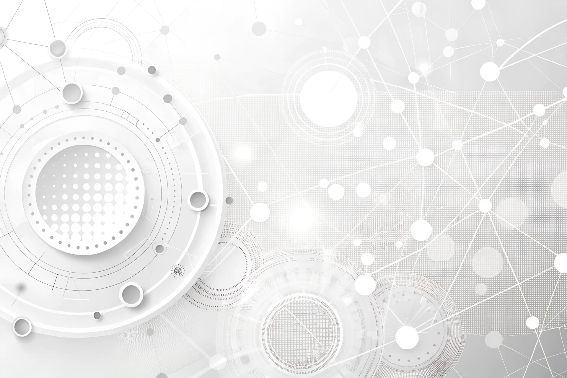 white technology abstract by soheltanwar