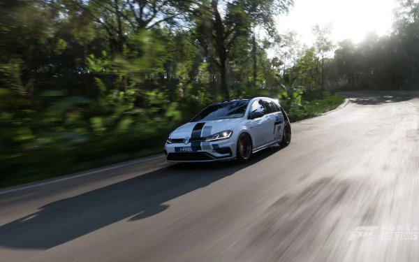 Download Vehicle Volkswagen Golf R 4k Ultra HD Wallpaper