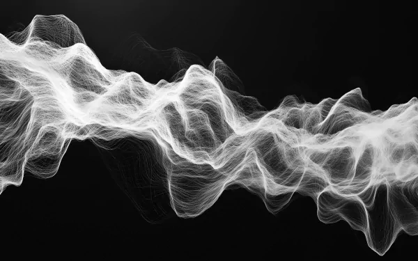 Dynamic Waveform: Stunning 4K Ultra HD Wallpaper by robokoboto