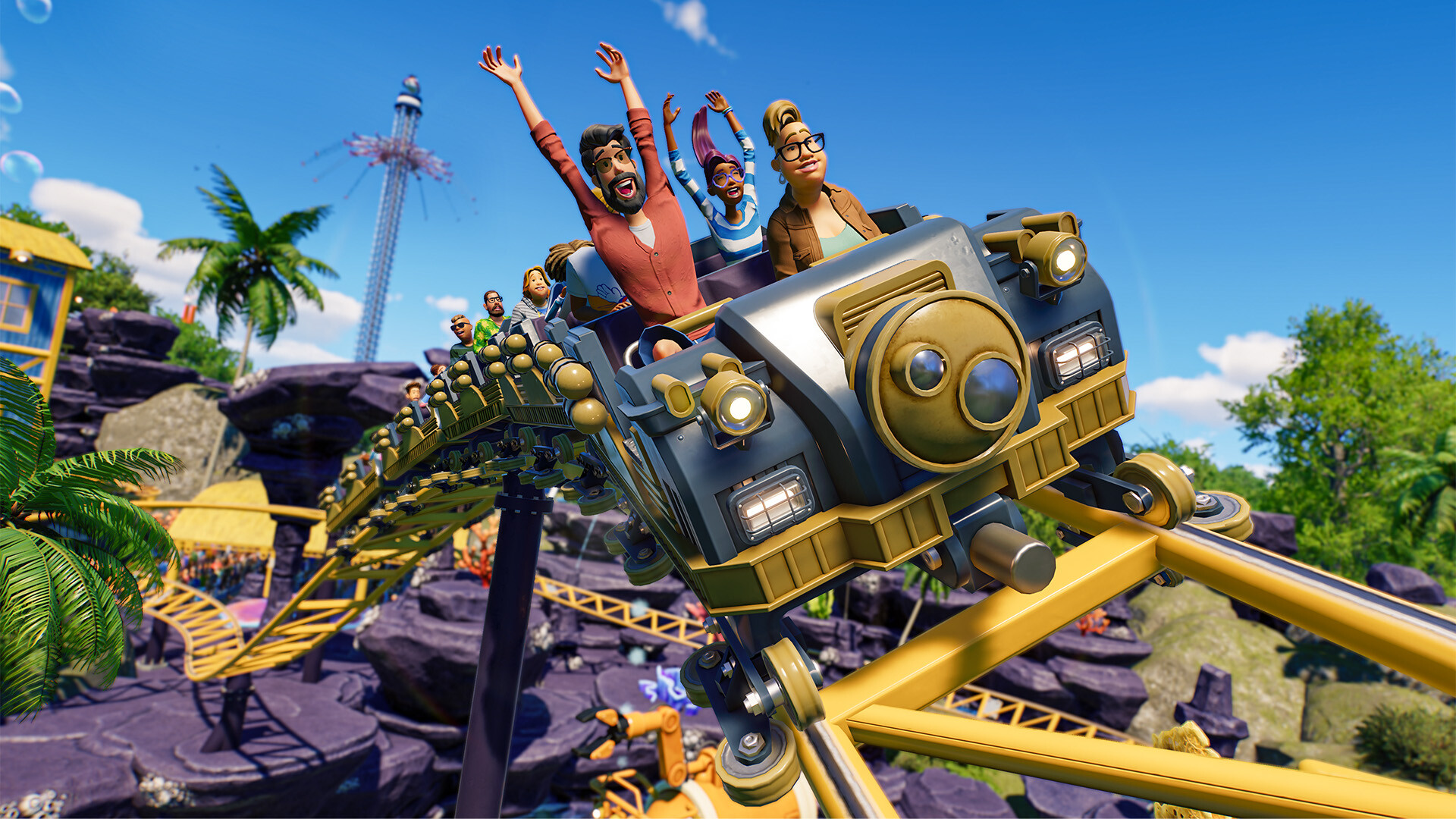 Exciting Adventures in Planet Coaster 2 - HD Wallpaper
