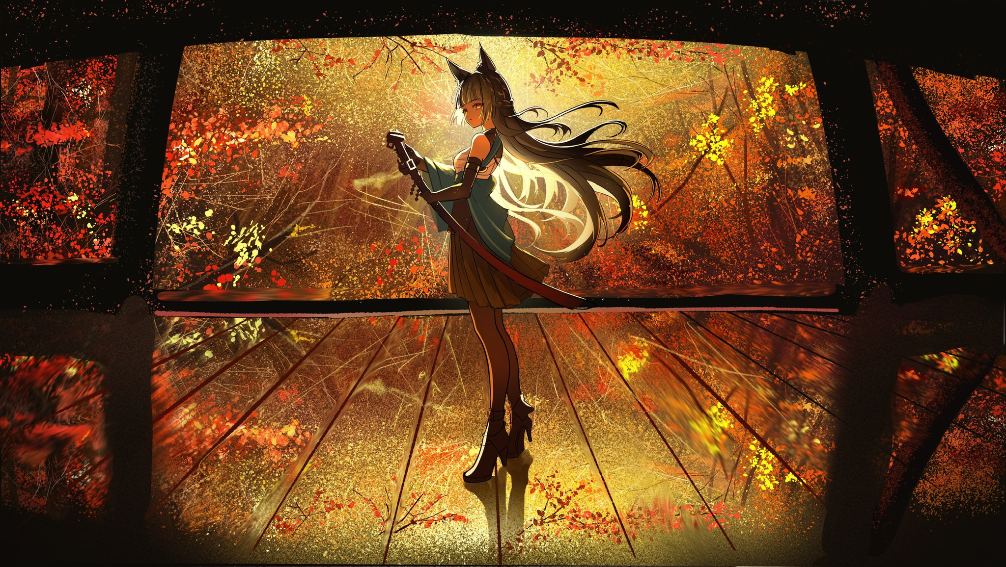 HD Wallpaper of Miyabi from Zenless Zone Zero by Wira