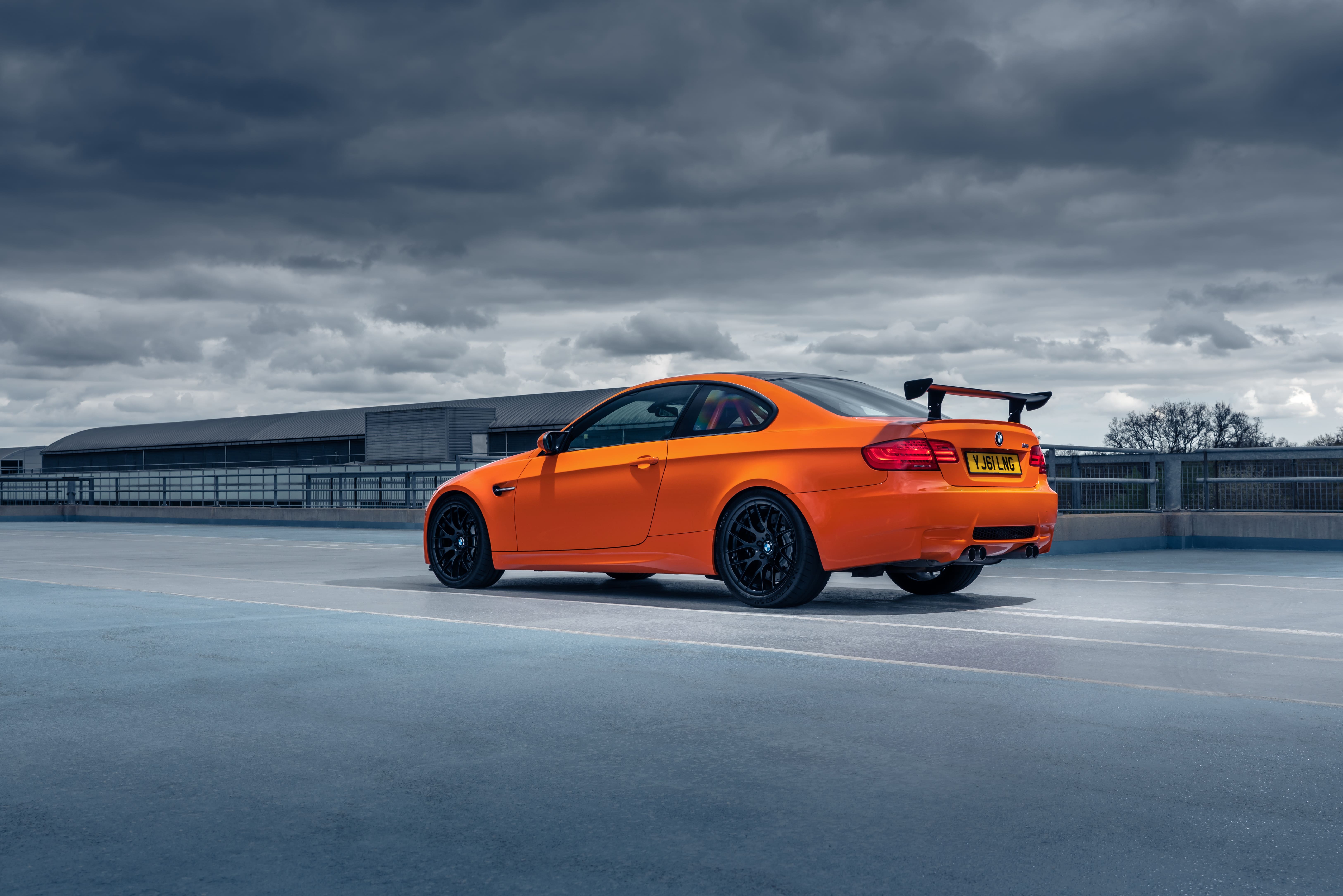 BMW Power: Stunning 4K Ultra HD Orange Beast on the Edge