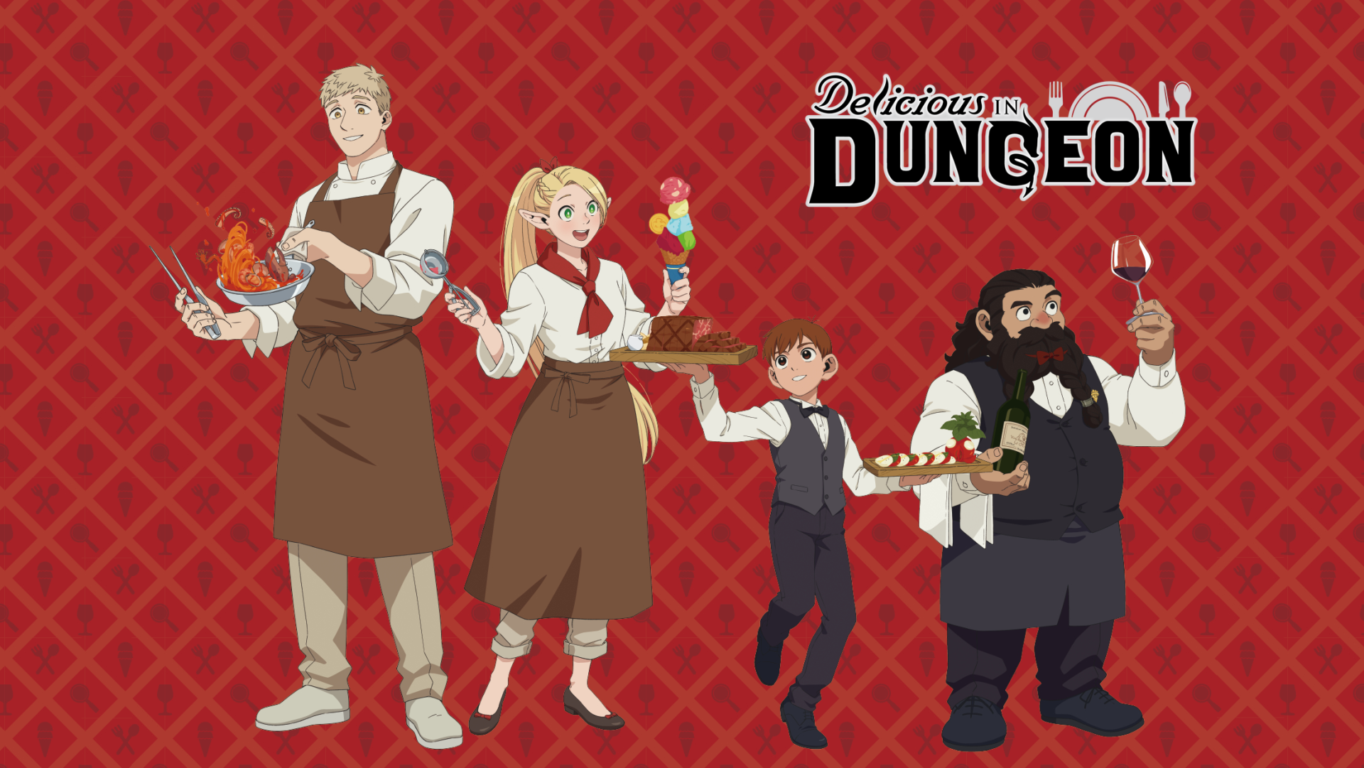 Download Delicious In Dungeon Anime Marcille Donato Laios Touden ...