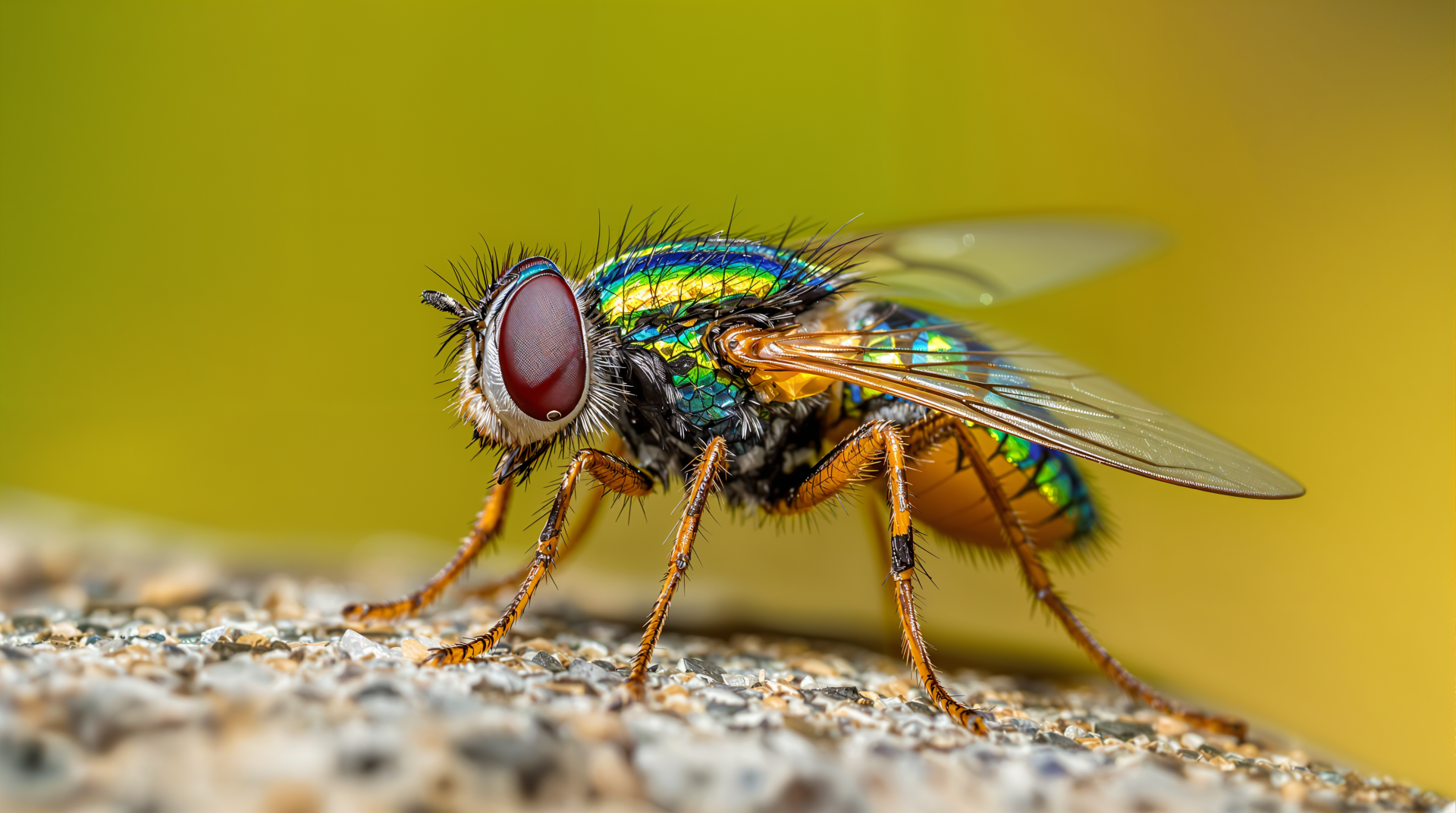 Stunning Fly Close-Up: 4K Ultra HD Wallpaper by QuantumCurator