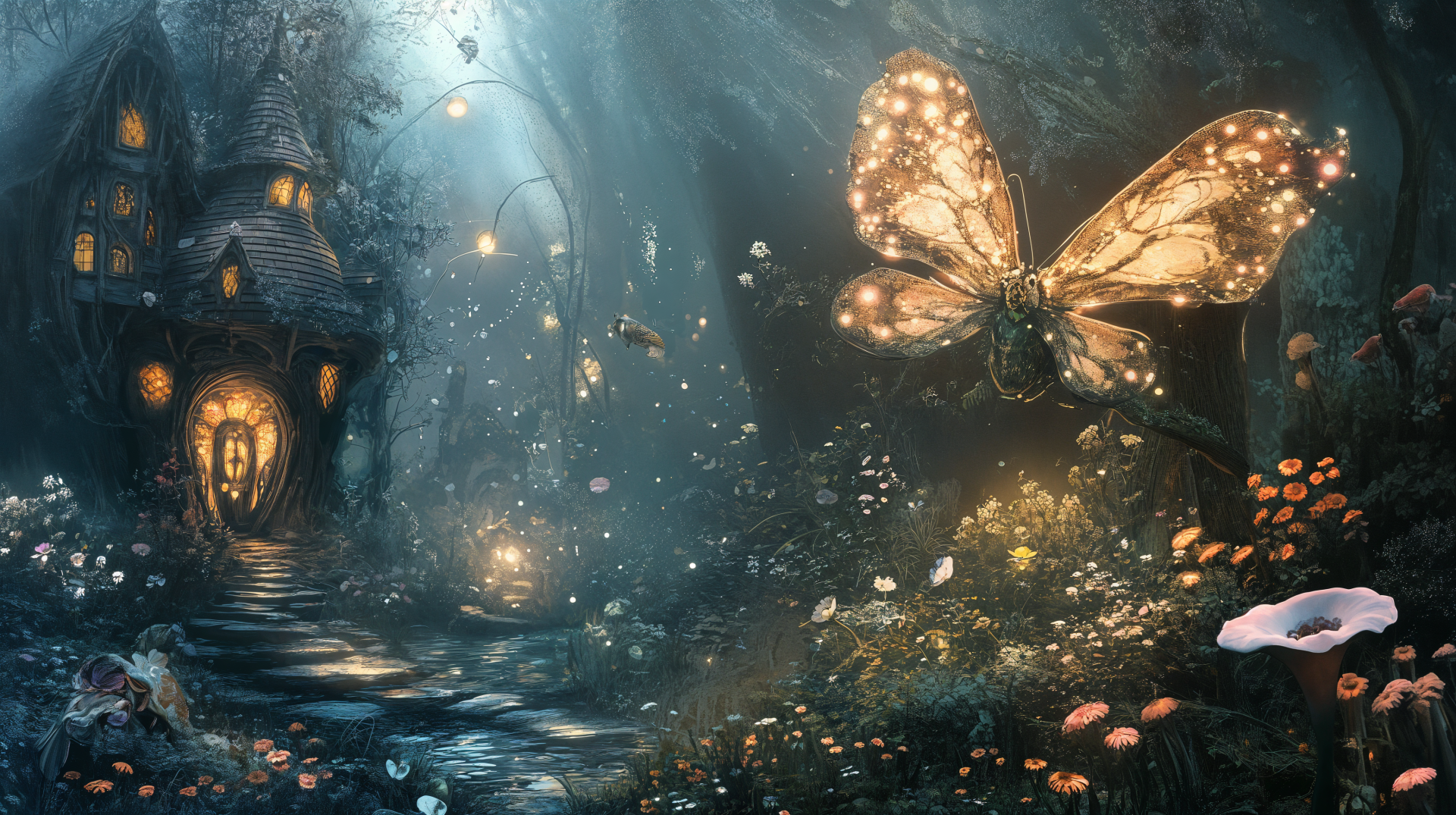 Glowing Butterfly - Desktop Wallpapers, Phone Wallpaper, PFP, Gifs, and ...