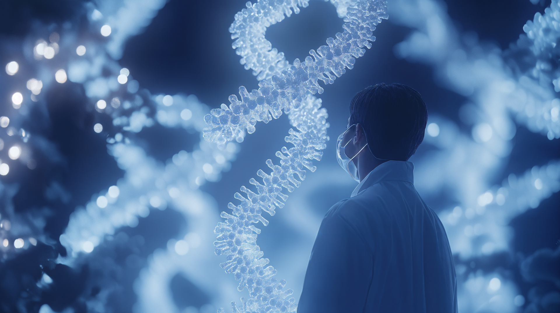 Sci-Fi Geneticist: 4K Ultra HD Wallpaper of the Future by robokoboto