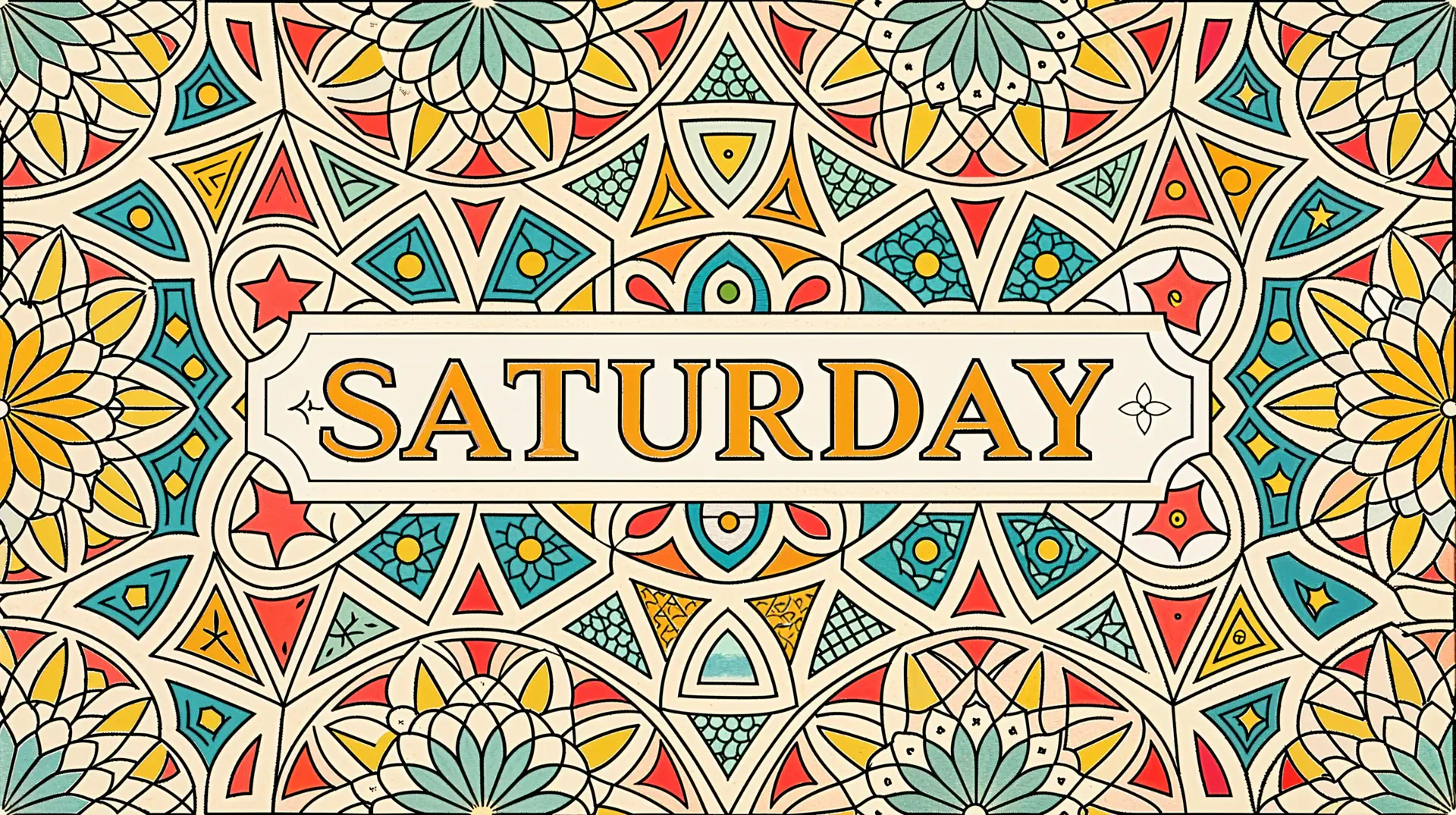 Vibrant Saturday: A 4K Ultra HD Wallpaper Experience by QuantumCurator