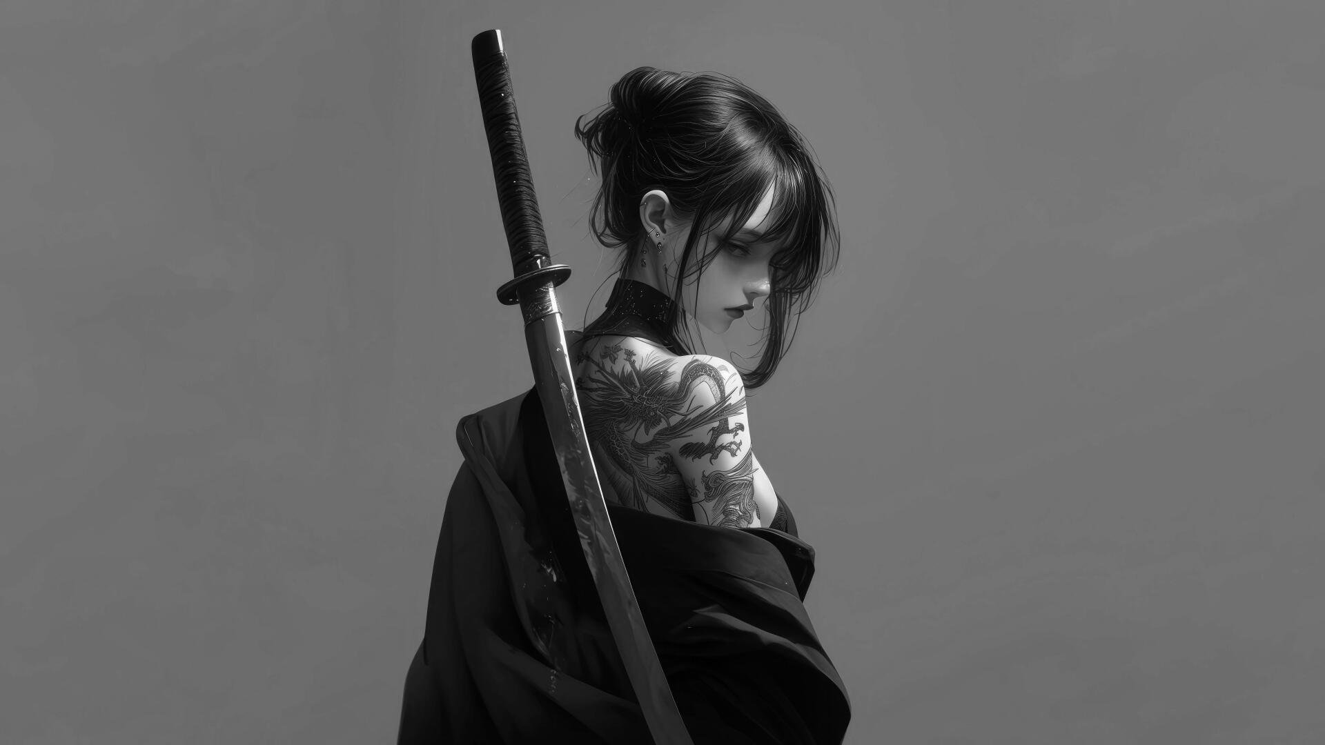 Katana Girl by gleb_velikiy