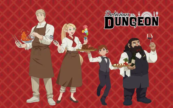 Delicious in Dungeon 4K HD Wallpaper Manga by PaulAbstract
