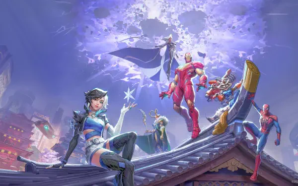 Marvel Rivals HD Wallpaper: Epic Cosmic Landscape