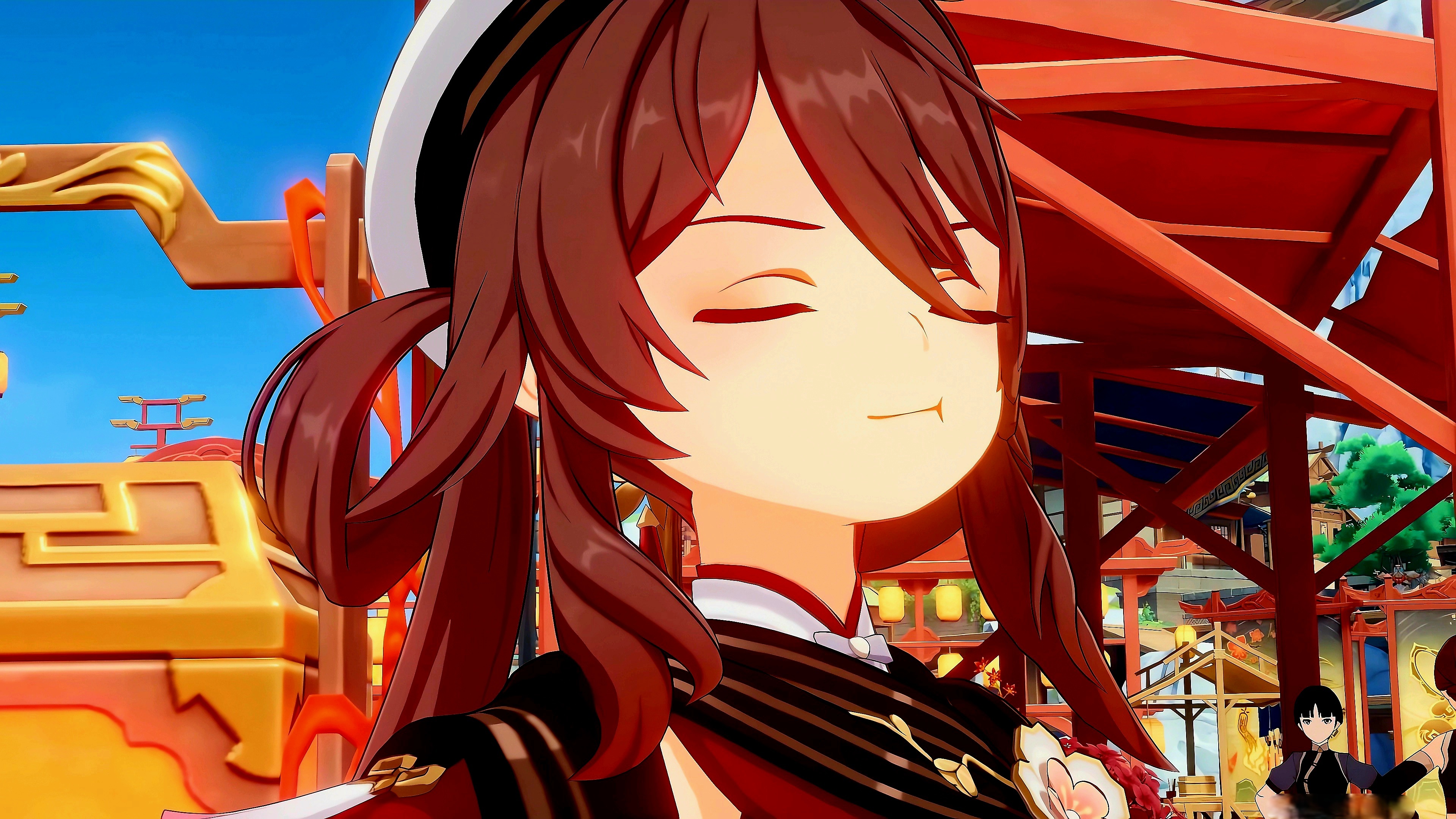 Hu Tao Pouting by Renge